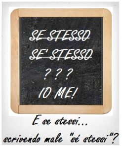 Si scrive “se stesso” o “sé stesso”? - L'italiano corretto